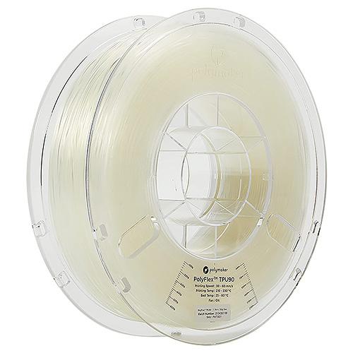 Polymaker フィラメント 《PolyFlex TPU90》 径1.75mm クリア PD02004 :6938936710998:電材堂ヤフー店 - 通販 - Yahoo!ショッピング