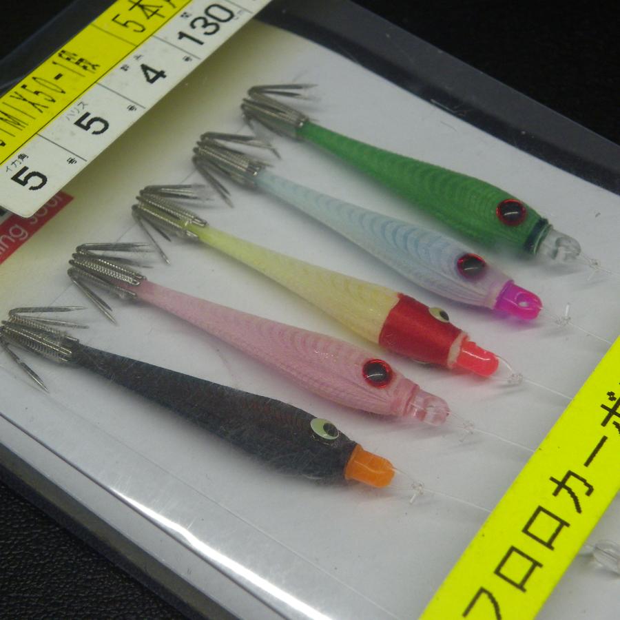 misaki MsCraft イカサビキ エロチカ 直ブラ5本仕掛 イカ角5号 ハリス5号 幹糸4号 フロロ ※汚れ有※在庫品(41u0109)※クリックポスト : 釣遊空間 - 通販 ...