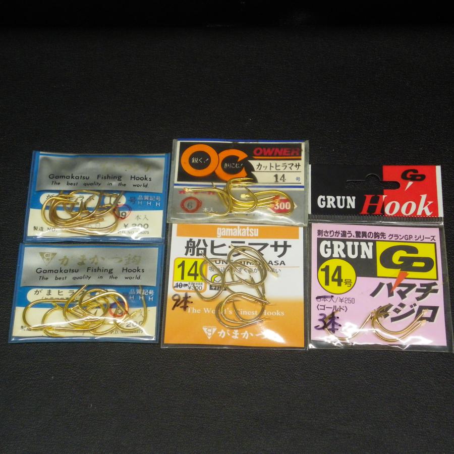 gamakastu がまヒラス カット/船ヒラマサ 14号 5枚(合計36本)セット ※数減有/在庫品(5m0603)※クリックポスト : 釣 ...