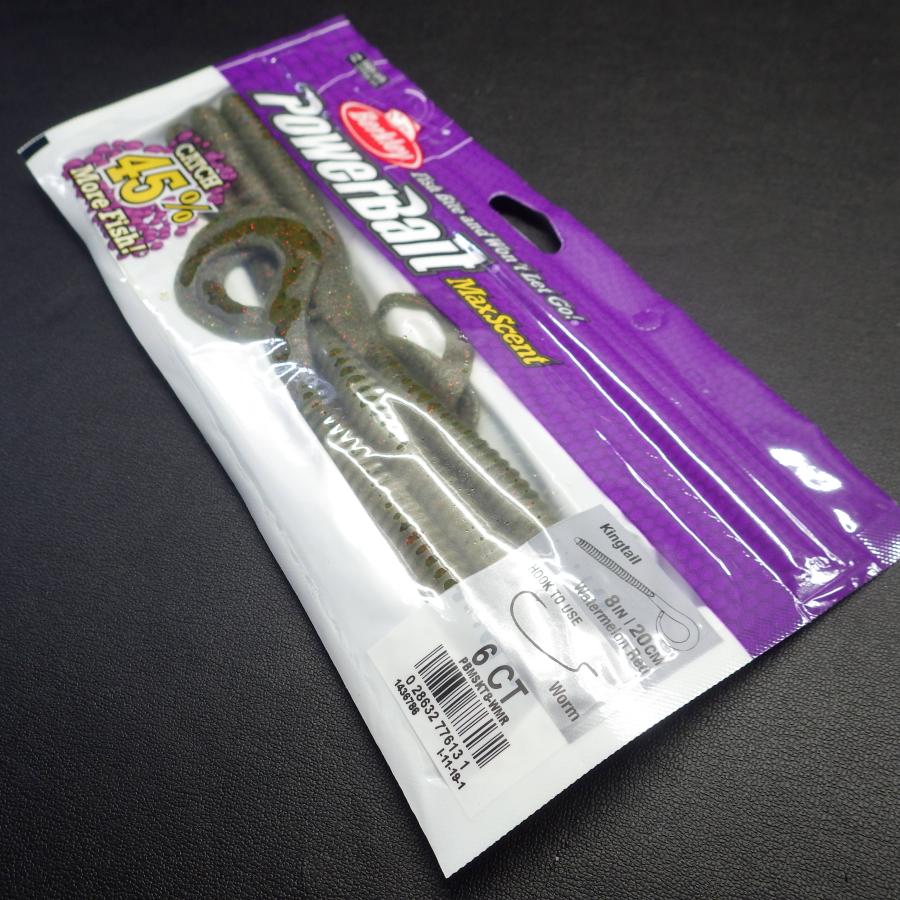 Berkley PowerBait CATCH45％ Watemelon Red 8in/20cm パワーベイト6本入 ※未使用在庫品 ...