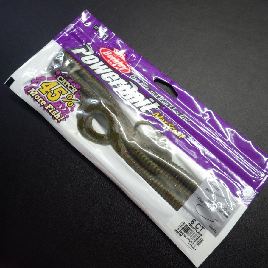 Berkley PowerBait CATCH45％ Watemelon Red 8in/20cm パワーベイト6本入 ※未使用在庫品 ...