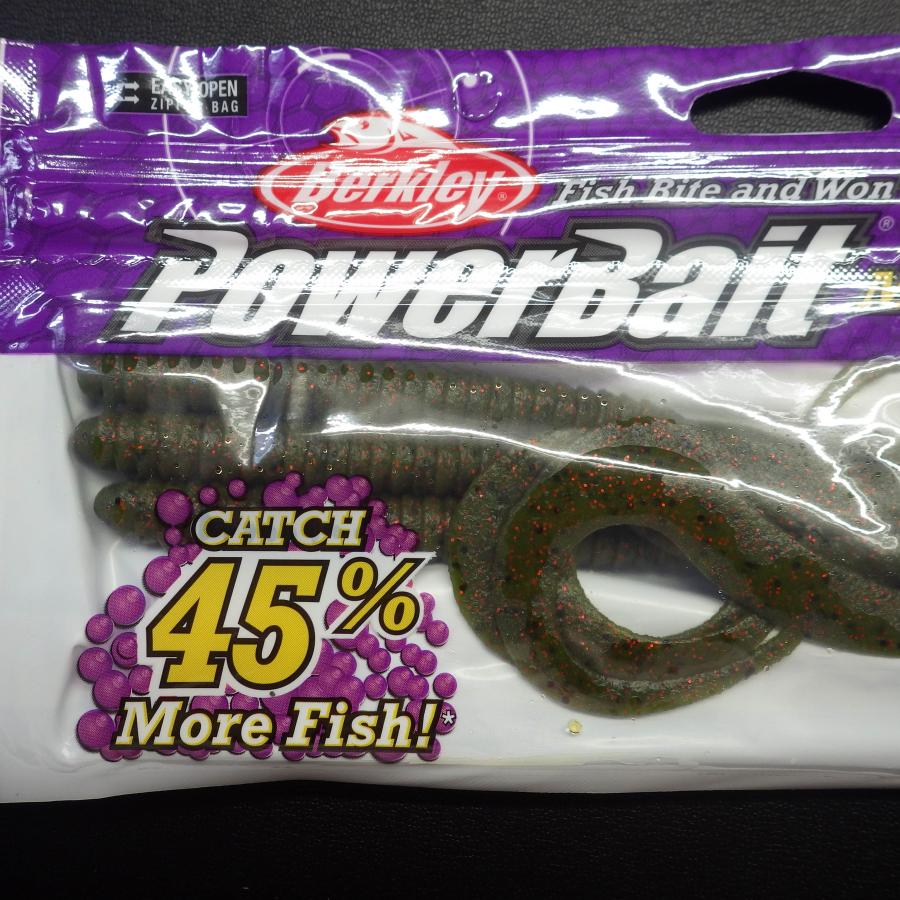Berkley PowerBait CATCH45％ Watemelon Red 8in/20cm パワーベイト6本入 ※未使用在庫品 ...