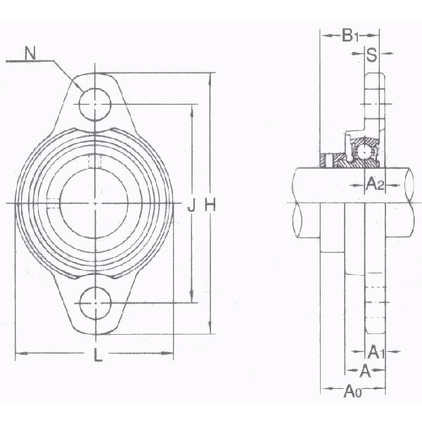 旭精工 シルバーシリーズ ひしフランジ形ユニット UFL003 : 伝動機ドットコム ヤフー店 - 通販 - Yahoo!ショッピング