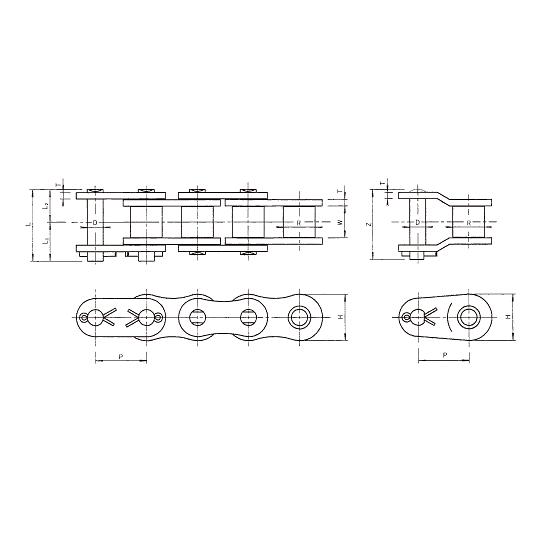 センクシア (旧 日立機材) ステンレスローラチェン 25RC SUS(1M) [25RC-SUS-1列-1M定尺] : 伝動機ドットコム ヤフー店 - 通販 - Yahoo!ショッピング