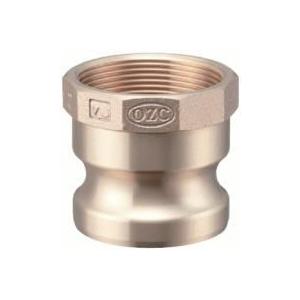 小澤物産 レバーカップリング OZ-A-BR-3/4 (20A) メスネジ型アダプターブロンズ 【当商品のご購入は別途送料1,728円が必ず掛かります】 :OZC-OZ-A-BR-20A:伝動 ...