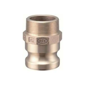 小澤物産 レバーカップリング OZ-F-BR-11/2 (40A) オスネジ型アダプターブロンズ 【当商品のご購入は別途送料1,728円が必ず掛かります】 :OZC-OZ-F-BR-40A ...