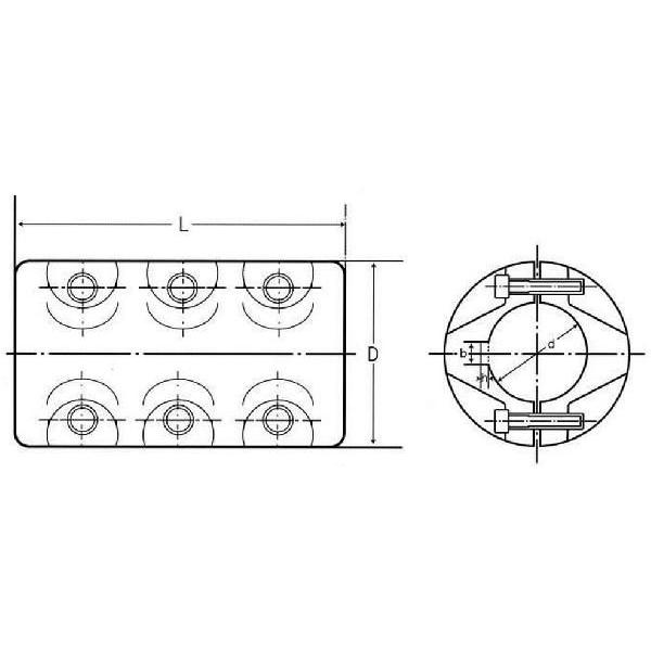 東海精技 割筒カップリング SMC50 : 伝動機ドットコム ヤフー店 - 通販 - Yahoo!ショッピング