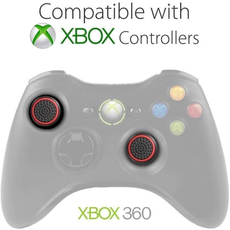 アナログスティック 保護カバー 2個セット ジョイスティックカバー 親指グリップキャップ PS4 PS3 Xbox 360 Nintendo ...