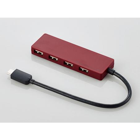 ELECOM エレコム USB Type-C接続4ポートUSB2.0ハブ U2HC-A429BRD〈U3HCA429BWH〉 : デンキチWeb Yahoo!店 - 通販 - Yahoo!ショッピング