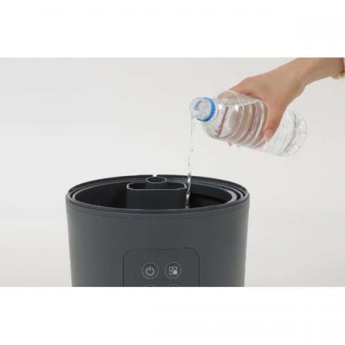 QUADS クワッズ 大容量スチーム加湿器 STEAMS グレー QS328-GY〈QS328-GY〉 : デンキチWeb Yahoo!店 - 通販 - Yahoo!ショッピング