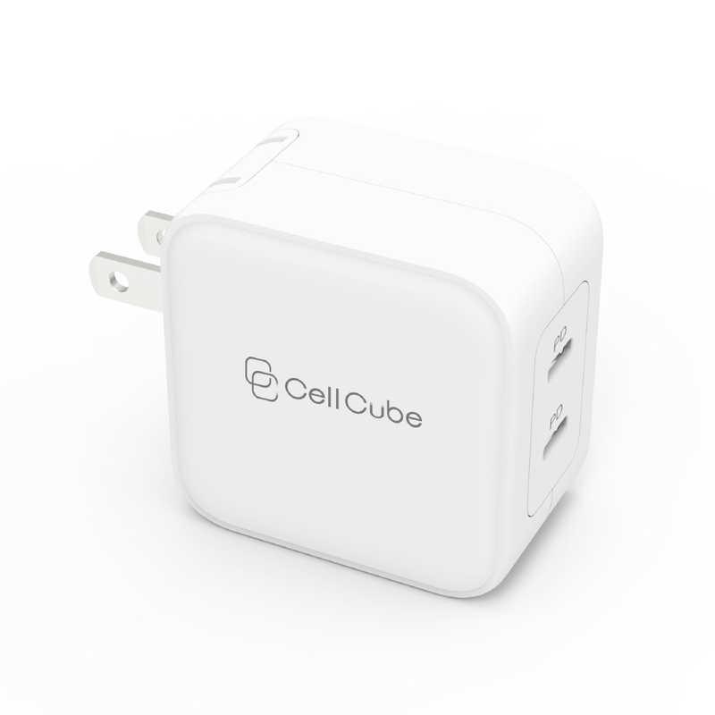 CellCube FUNMAXJ ファンマックスジャパン「CellCube」USB-C充電器 2ポートUSB-C Fast Charger ...