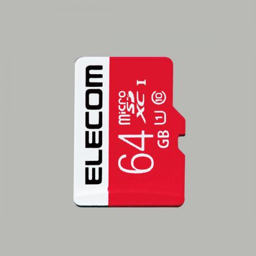 ELECOM エレコム マイクロSD カード 64GB UHS-I U1 Class10 SD変換アダプタ付 任天堂スイッチ対応 GM-MFMS064G〈GMMFMS064G〉 : デンキチ ...