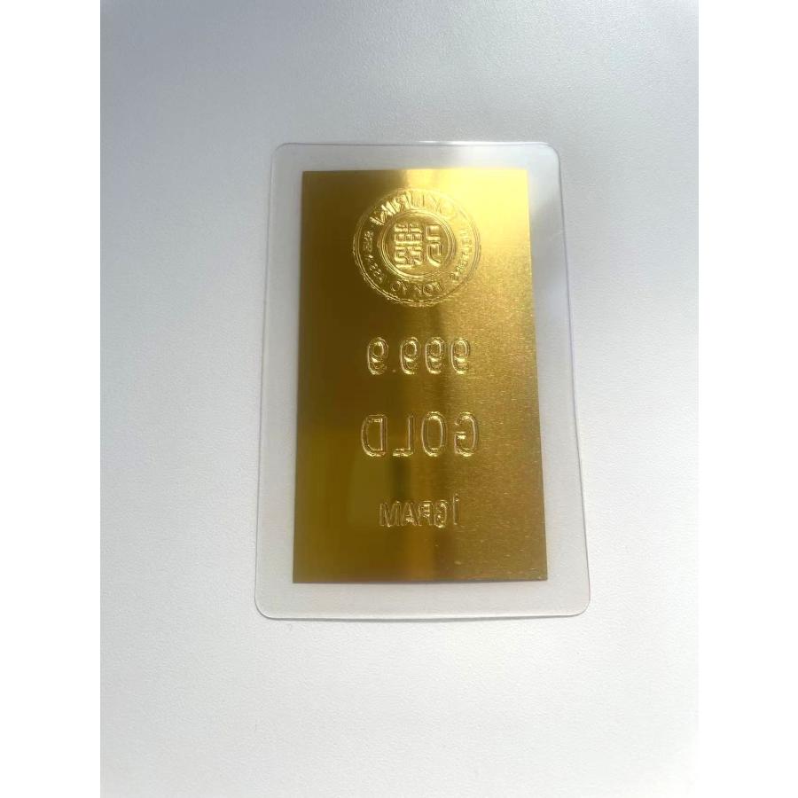 新品 徳力本店 純金 インゴット ingot カード型 24金 ゴールド K24 1g 公式国際ブランド : to-01 : 電貴族 - 通販 - Yahoo!ショッピング