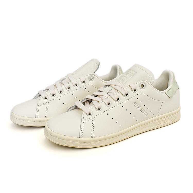 アディダス スタンスミス W レディース スニーカー コアホワイト/リネングリーン/シルバーメタリック adidas STAN SMITH W ...