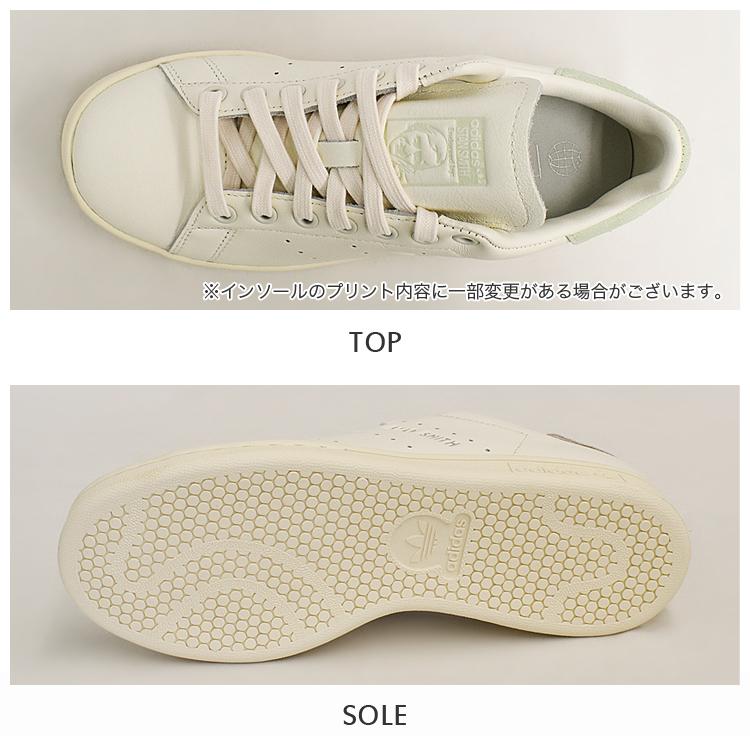 アディダス スタンスミス W レディース スニーカー コアホワイト/リネングリーン/シルバーメタリック adidas STAN SMITH W ...