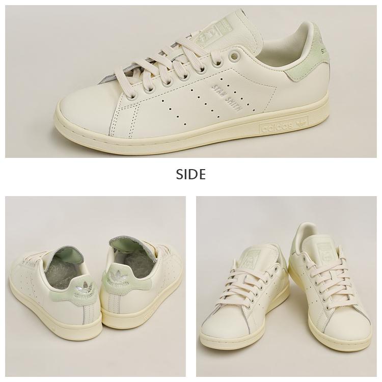 アディダス スタンスミス W レディース スニーカー コアホワイト/リネングリーン/シルバーメタリック adidas STAN SMITH W ...