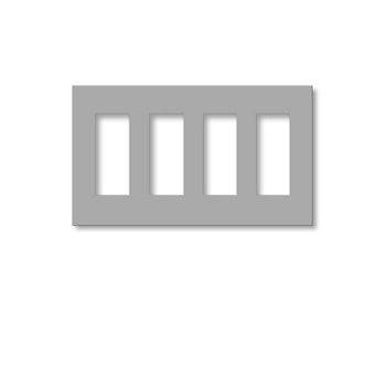 神保電器 【NKシリーズ】 NKP-3UF-4SG （SG：ソリッドグレー）4連用プレート : 電せつNねっと - 通販 - Yahoo!ショッピング