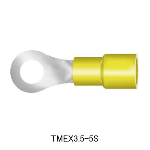 ニチフ TMEX3.5-5S 絶縁被覆付圧着端子R形 色 黄 ポリ塩化ビニル 50個入 : 電材BLUEWOOD ヤフー店 - 通販 - Yahoo!ショッピング