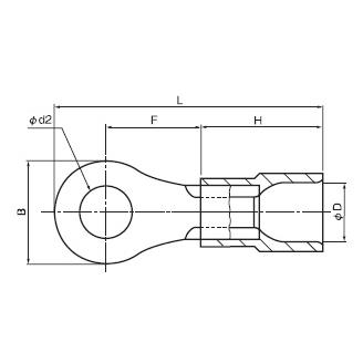 ニチフ TMEX3.5-5S 絶縁被覆付圧着端子R形 色 黄 50個入 :10001348:電材BLUEWOOD ヤフー店 - 通販 - Yahoo!ショッピング