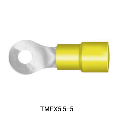 ニチフ TMEX5.5-5 絶縁被覆付圧着端子R形 色 黄 ポリ塩化ビニル 50個入 : 電材BLUEWOOD ヤフー店 - 通販 - Yahoo!ショッピング