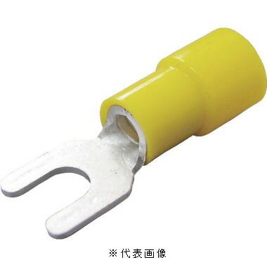 ニチフ TMEX3.5Y-4 絶縁被覆付圧着端子Y形 色 黄 50個入 : 電材BLUEWOOD ヤフー店 - 通販 - Yahoo!ショッピング