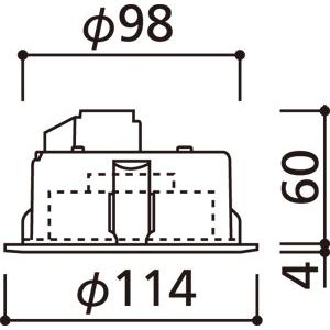 オーデリック OD361204LDR LED電球ダウンライト Φ100 高気密SB形 非調光R15クラス2 白熱灯60W相当 電球色 :20001643:電材BLUEWOOD ヤフー店 ...