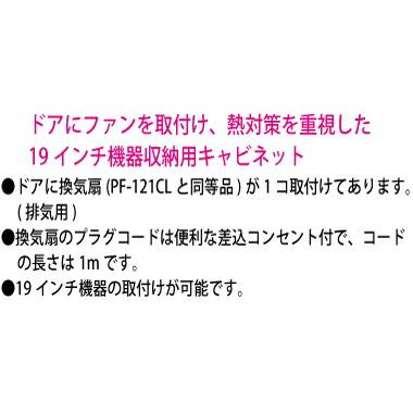 日東工業 THD21-6565-DF HUB収納キャビネット 壁掛けドアファン付タイプ 色ペールホワイト塗装 外形 (W=650 h=650 D=210) mm 取付ユニット3U ...