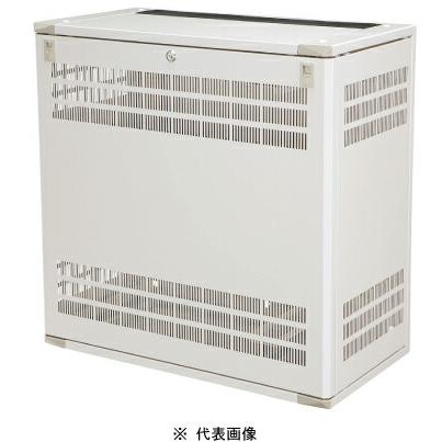 日東工業 THD21-6565-K HUB収納キャビネット 壁掛けカバータイプ 色ペールホワイト塗装 外形 (W=650 h=650 D=210) mm 取付ユニット3U : 電材 ...