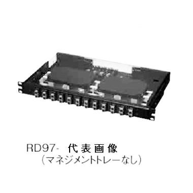 日東工業 RD97-2M-4TN スプライスユニット ラックマウント型 固定式スプライスユニット マネージメントトレー付 4芯テープ仕様 2U ...