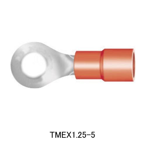 ニチフ TMEX1.25-5 絶縁被覆付圧着端子R形 色 赤 ポリ塩化ビニル 100個入 : 電材ONLINE - 通販 - Yahoo!ショッピング