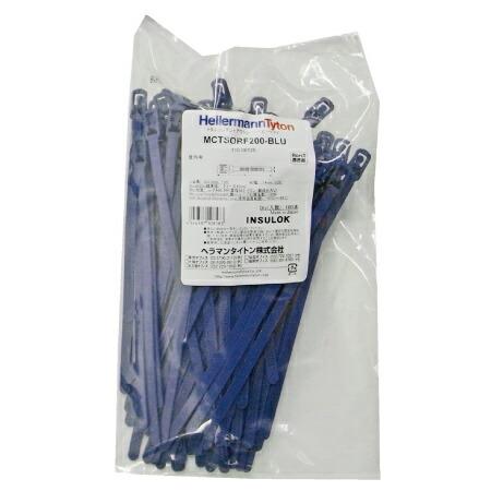 ヘラマンタイトン MCTSORF200-BLU メタルコンテント・アウトレバーリピートタイ 再結束タイプ 全長L203mm 100本入り : 10004002 : 電材ONLINE - 通販 ...