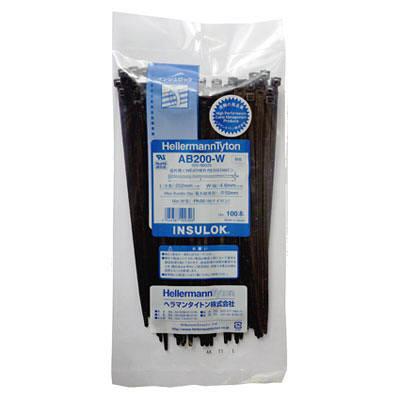 HellermannTyton ヘラマンタイトン AB200W インシュロック ABタイ 黒色 屋内外用 100本入り×60袋 全長L200mm : 電材ONLINE - 通販 - Yahoo ...