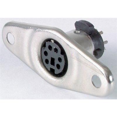 6P ミニDINメスパネルソケット : デンシ電気店 ヤフーショップ - 通販 - Yahoo!ショッピング