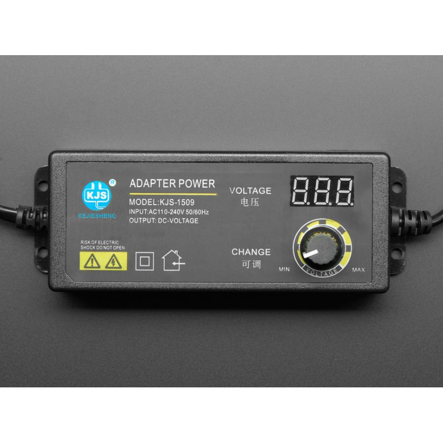 3〜12Vdc/5A max 出力電圧調整可能スイッチング電源（出力コネクタ5.5x2.1mm) : デンシ電気店 ヤフーショップ - 通販 ...