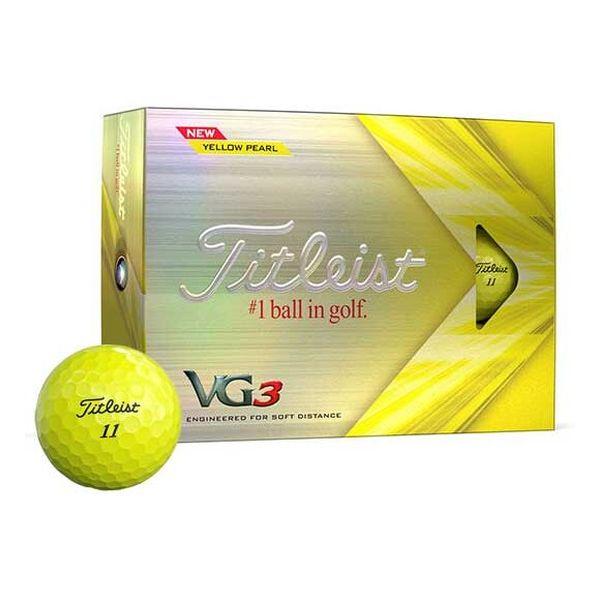 【ラッピング可】【新品】TITLEIST タイトリスト ゴルフボール VG3 1ダース（12球入り） 2022年版 イエローパール : 0196665006379 : 電子問屋 - 通販 ...