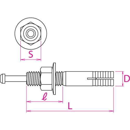 SANKO TECHNO サンコーテクノ オールアンカー C-1060 (50本) スチール製 三価クロメート : 電材39 Yahoo!店 - 通販 - Yahoo!ショッピング
