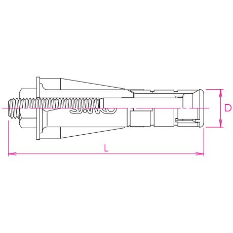 SANKO TECHNO サンコーテクノ エーエルシーアンカー おねじ M10 AX-1085 (30本) : 電材39 Yahoo!店 - 通販 - Yahoo!ショッピング