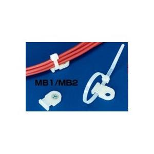 HellermannTyton ヘラマンタイトン タイマウント ビス止めタイプ 乳白 MB2 (100個) : 電材39 Yahoo!店 - 通販 - Yahoo!ショッピング