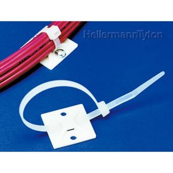 HellermannTyton ヘラマンタイトン マウントベース ビス止めタイプ 標準グレード 乳白 MB4 (100個) : 電材39 Yahoo!店 - 通販 - Yahoo!ショッピング