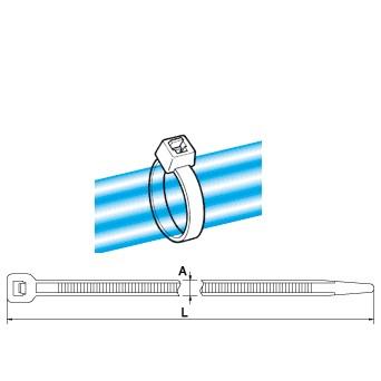 HellermannTyton ヘラマンタイトン メタルコンテントタイ 202mm MCTS200 : 電材39 Yahoo!店 - 通販 - Yahoo!ショッピング