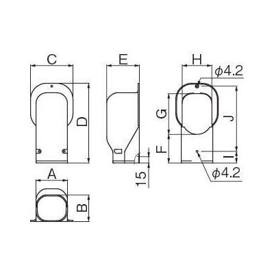 INABA 因幡電工 スリムダクトLD ウォールコーナー LDW-70-I LDW70I アイボリー 40個セット : 4518301040121-0040 : 電材ドットコム Yahoo!店 ...