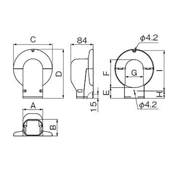 因幡電工 INABA スリムダクトLD ウォールコーナーエアコンキャップ用 ホワイト 10個セット LDWM-70-W LDWM70W : 電材ドットコム Yahoo!店 - 通販 ...