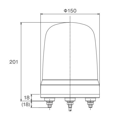 短納期 パトライト(PATLITE) LED回転灯 SKP-M2 AC100V Ф150 防滴 コンセントプラグ付（緑or青）（KP-100A、SKP-100A後継機種） : パトライト社回転 ...