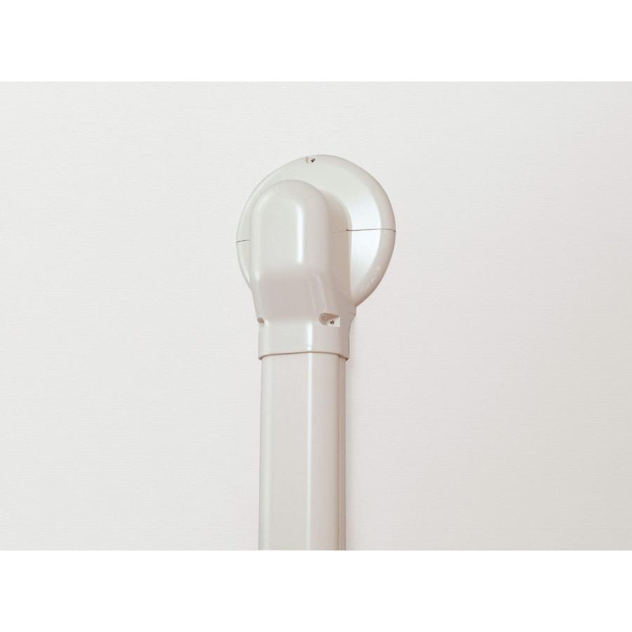 【当日発送OK!】 LDWM-90-I 因幡電工(INABA DENKO) 配管化粧カバー ウォールコーナーエアコンキャップ用 壁面取り出し アイボリー スリムダクトLD ...