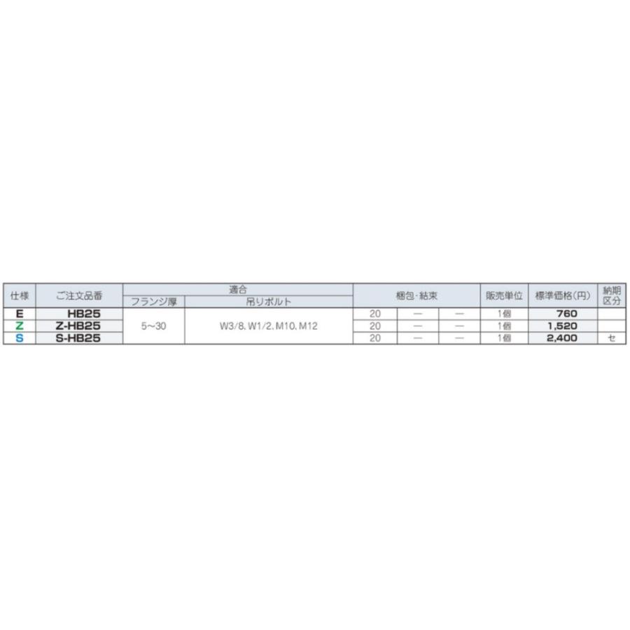 【当日発送OK！】ネグロス電工 HB25 吊り金具【1個価格】 : 電材満サイ - 通販 - Yahoo!ショッピング