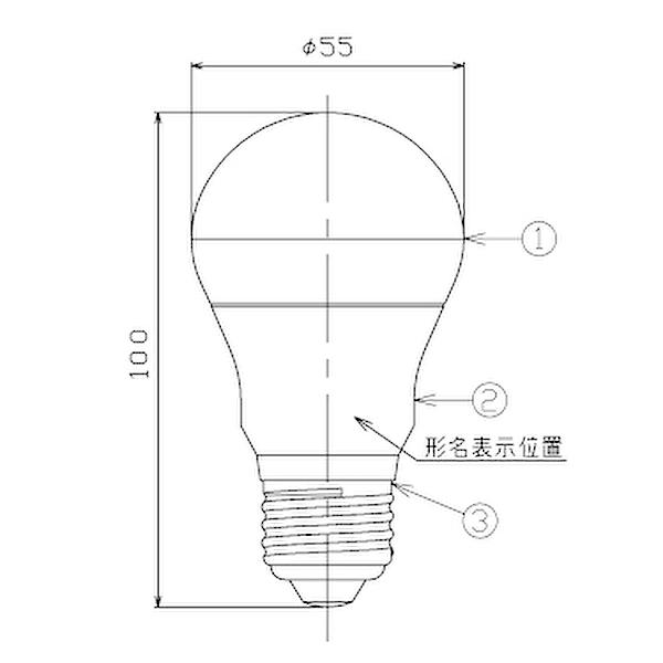 東芝ライテック 【10個SET】電球色 60W相当 下方向タイプ 東芝 LDA7L-H/60W E26口金 LED電球 810lm 密閉器具対応 LDA7LH60W : 電材満サイ - 通販 ...