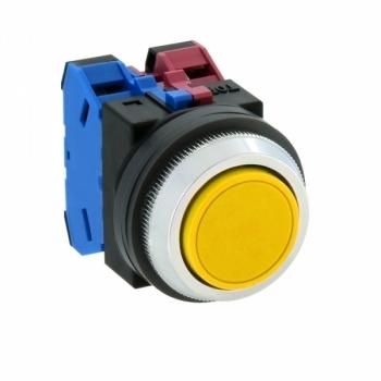 IDEC ABN111Y 押ボタンスイッチ平形 黄 30φ 1a1b : 電材ネット - 通販 - Yahoo!ショッピング
