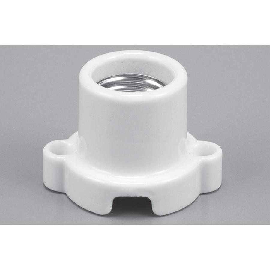 青山電陶 E2617 E26 耳付レセップ 白色 : 電材ネット - 通販 - Yahoo!ショッピング