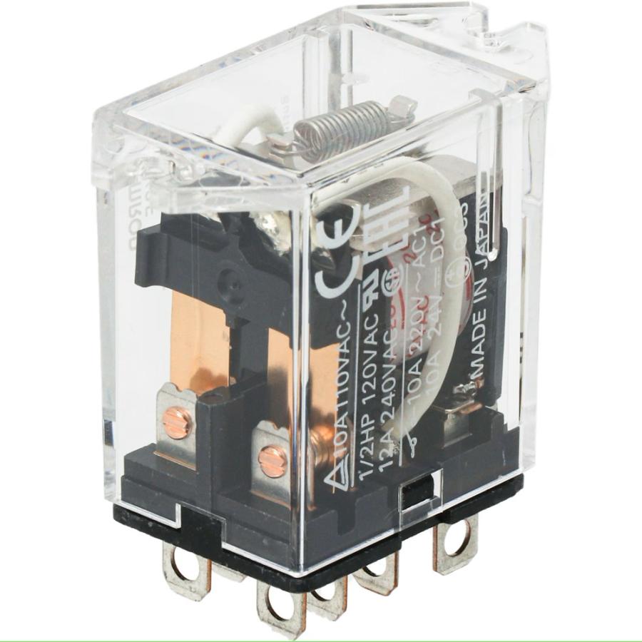 オムロン オムロン(omron) バイパワーリレー LY2 2c AC200/220V 1個 LY2F AC200/220 : 電材アイオ ...