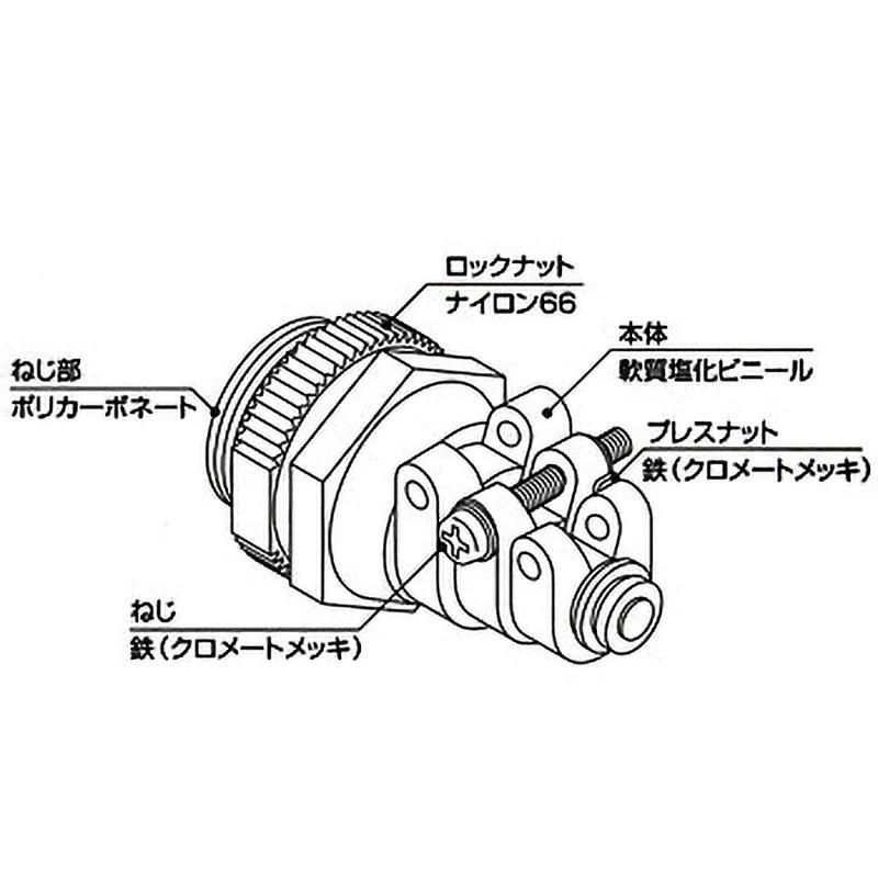 オーム電機 汎用型ケーブルクランプ キャプコン OAシリーズ OA-2 5個セット : 電材アイオライト遠藤照明専門館 - 通販 - Yahoo!ショッピング